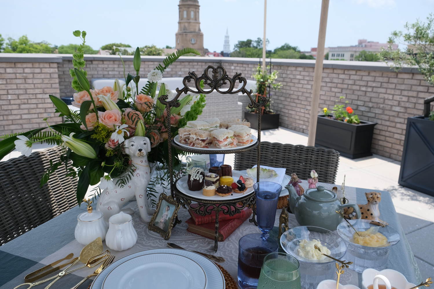 Rooftop Afternoon Tea Service | Charleston Guru